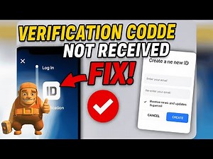 Clash Of Clans Verification Code Is Not Receiving - No Registration Option "FIXED"