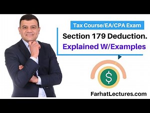 Section 179 Deduction Cost Recovery. CPA Exam