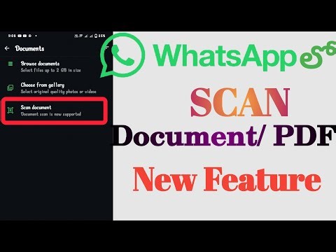 Scan Documents FAST with WhatsApp PDF Scanner!