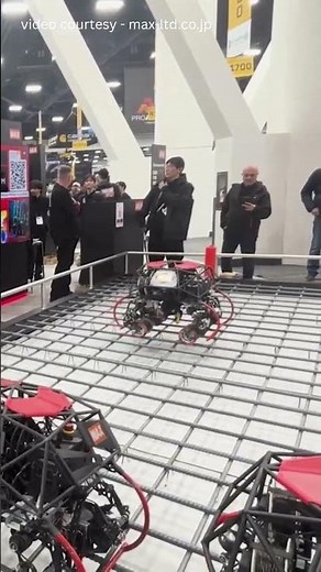 This AI-Powered Autonomous Rebar Tying Robot Is Transforming Job Sites! 🚜