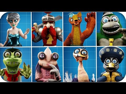 FNAF AR - Willy's Wonderland Workshop Animations compilation