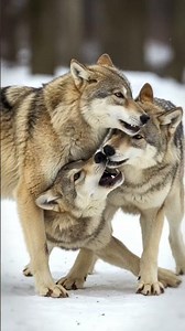 Wolves and Dogs: Playful Cousins of the Wild 🐺💫