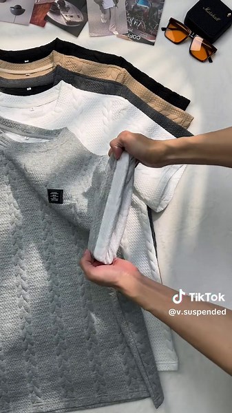 Jacquard short-sleeve two-piece set becomes summer street fashion！🧶🧶 #waistshortsset#comfortable#trackshorts#Mens #Solid #JacquardTee#Jacquardset#Jacquardshort #ShortsTwopieceSet#twopieceset #twopiece #2pieceset#shortset#RegularFit#Casual #RoundNeck #roundnecktshirt #ShortSleeve#shorts#sportswear#Tshirt #TrackShorts#casual#wafflefabric #stylishset#stylish#breathable#dailywear#streetwear#greatoutdoors#streetstyle#streetfashion#menfashion#springoutfit#springfashion#menswear#spotlightfinds#tiktok