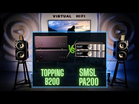 SMSL PA200 vs Topping B200 | Blind Sound Test – Which Power Amp Wins?