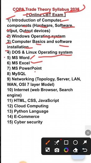 ITI COPA Syllabus 2025 | Copa Trade Syllabus 2025 - 26 #copa