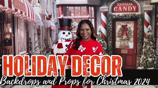 Watch Holiday Backdrops and Props on Amazon Live