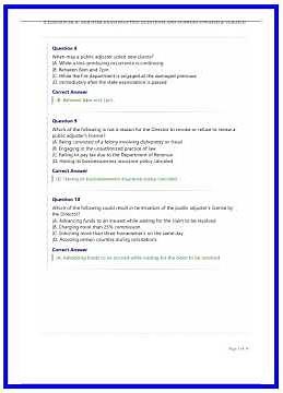ILLINOIS PUBLIC ADJUSTER EXAM PRACTICE QUESTIONS AND ANSWERS UPDATED VERIFIED 636x882
