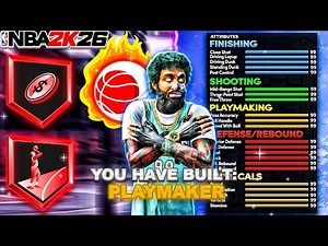 I MADE MY 2K22 PLAYMAKER IN 2K26!!! | BEST NBA 2K26 PLAYMAKING BUILD, Best dribble moves