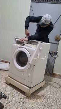 How to disassemble a washing machine as quickly as possible.. #washing #machine #disassemble #work