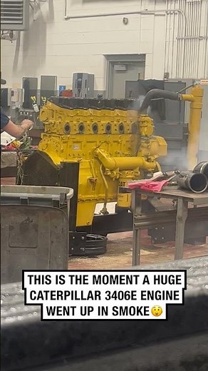 Diesel engine malfunctions! 🫣😬 - 🎥 Viralhog