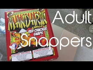 Mandarin Red Cracker Snaps (Happy 4th of July)