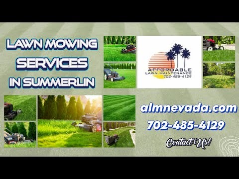 Lawn Mowing Services In Summerlin | Affordable Lawn Maintenance Summerlin