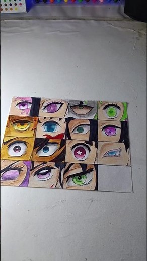 Draw inosuke eye from Demon slayer #anime #drawing #shorts #demonslayer #inosuke