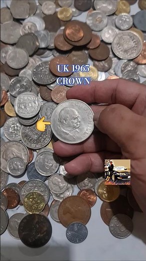 COIN COLLECTING: UK 1965 CROWN #coinsworthmoney #treasuresearch #coincollecting #money #coin #money