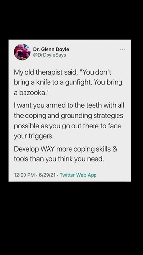 arm yourself with coping skills | Subscribe for more #motivation 😊👍