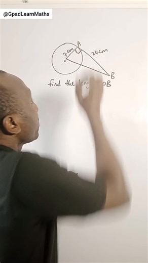 Radius Tangent Theorem on Circle Geometry. #circlegeometry #circletheorems #circles #geometry #STEM #gpadlearnmaths | Gpad Learn Maths