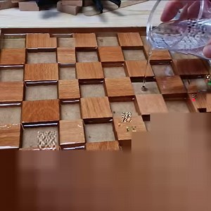 Floating Chess of Oak and Epoxy Resin with LED In this video we show how to make a Chess of Oak and Epoxy Resin with a floating effect and light. This chess is completely handcrafted .Chessboard made from oak and epoxy with pearl and green pigment with pine cones added and LED. Chess pieces are also made from epoxy. DIY. #epoxy #woodart #epoxyart #wood #woodwork #epoxyresin #woodworking #chess #epoxychess #chessboard #chessset | Wood Season