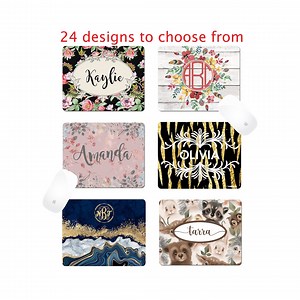 Personalized Monogram Mouse Pad: Custom Desk Accessory, Co-worker Gift - Etsy