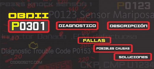 CÓDIGO P0301 (todas las marcas) | Síntomas y Soluciones
