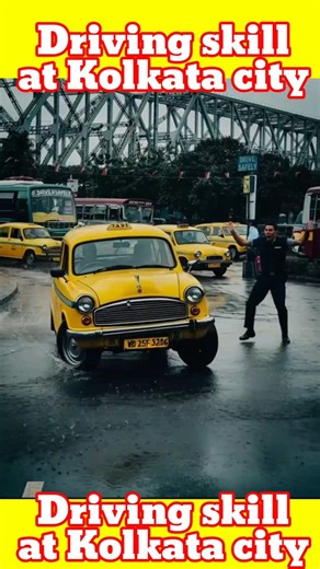 Kolkata Howrah Bridge Taxi Driver Skills | Public Transport | Br Masud Vlog