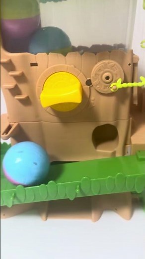 Marble run race on the rolling tree ♪ Let's spin the capsule machine