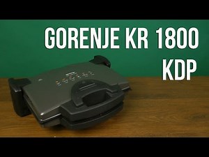 Распаковка GORENJE KR 1800 KDP