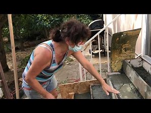 Cement Stairs DIY - How to Easily Make Concrete Steps for your House