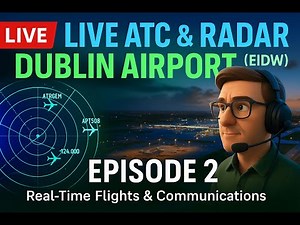 Live ATC & Radar | Dublin Airport (EIDW) – Real-Time Air Traffic Radar & Communications