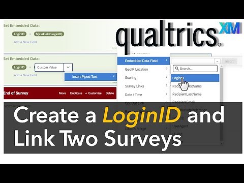 Qualtrics - How to Link Two Surveys by Storing Respondent IDs in Contact List