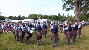 27 reactions | Perth & District Pipe Band led by Pipe Major Alistair Duthie playing in the grounds of Scone Palace. The band were entertaining visitors to the 2022 Perth Highland Games, held in the grounds of the Palace on Sunday 14th August 2022. This popular set of bagpipe tunes are "Scotland the Brave", "Rowan Tree" and "The Badge of Scotland". | Scotland's Pipe Bands | Facebook