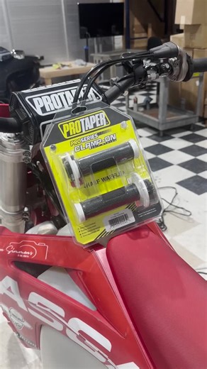 ProTaper on Instagram: "Stop messing with messy glue and wire! The new ProTaper Pro Series Clamp-On Grips are here to cut your install time in half. Combining our trusted Race Cut performance with the ultimate clamp-on convenience, you can now swap your grips quickly, securely, and get back to shredding. Less wrench time, more ride time. Available in Full Diamond, Pillow Top, and Half Waffle styles and almost a dozen colors. Ask your local authorized dealer about the ProTaper Pro Series Clamp-On