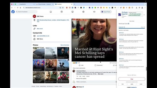Extract and export Fb posts from posts , groups or pages for analysis and growth. | ScrapDataPro (SDP)