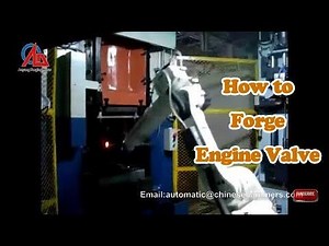 engine valve making/ forged on press automaticly production
