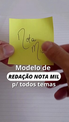 Estrutura de Redação Nota 1000 para o Enem