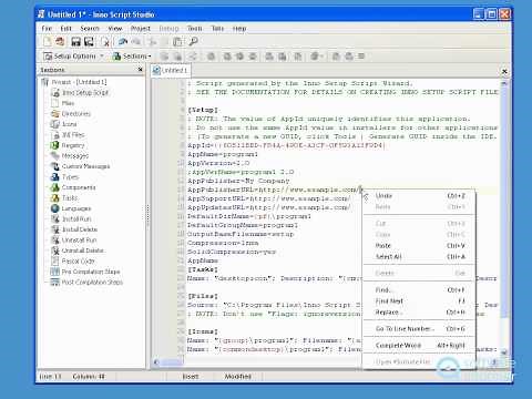 Let's have a look at Inno Script Studio