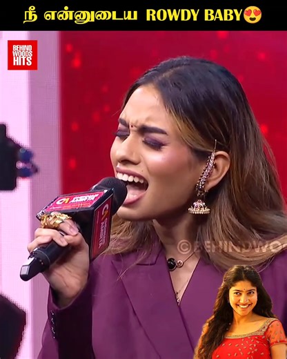 25K views · 254 reactions | மேடையில் Rowdy Baby பாடி பட்டையை கிளப்பிய Dhee  #SaiPallavi #Amaran #IndhuRebecca #HeyMinnale #Dhee #RowdyBaby #Maari #Dhanush | Behindwoods | Facebook