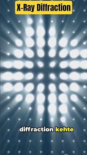 X Ray Diffraction, Bragg's Law #crystals #diffraction #xray #solidstates #physics