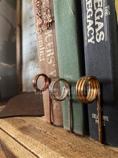 Ring Book Holder VIRAL Handmade Bookmark: Unique Reading Bookmark, Readers Bookish Gift, Book Jewelry Accessory by Copper Deflections - Etsy