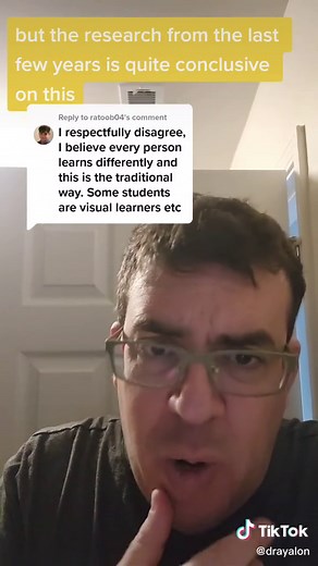 Debunking the Learning Styles Myth: A Professor's Perspective