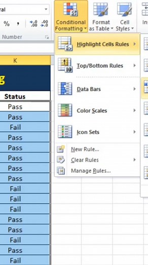 Format Cells by text #conditional #formatting #excel #exceltutorial