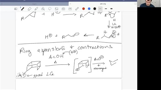 Adv Org Lecture 15 Carbocation Rearrangements Under Brønsted Acid Conditions