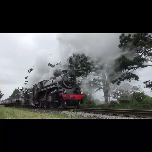 Steam - BR Standard Class 4 - 76017 - SR 35006 - GWSR #steam #steamlocomotive