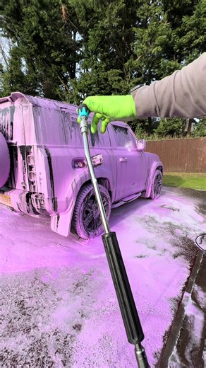 Landrover Defender Satisfying Rinse! Satisfying ASMR POV #carcleaning #carwash #detailing