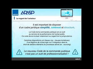 Marchés publics : nouveau code de la commande publique et actualités 2019