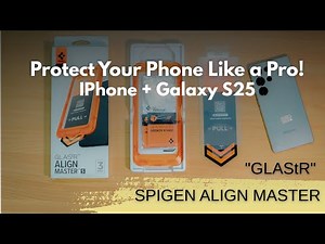 How to install Spigen AlignMaster S Tempered Glass on Samsung galaxy s25 ultra and review