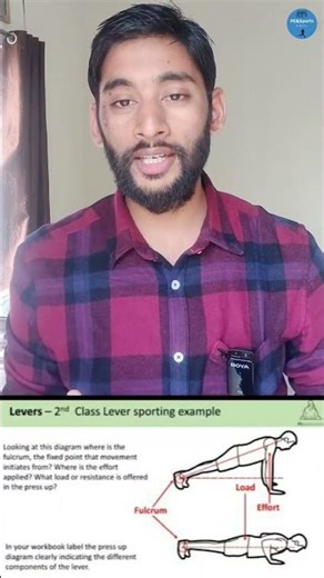 🔴Second Class of Lever with suitable examples ‪@peandsports‬ #secondclassoflever