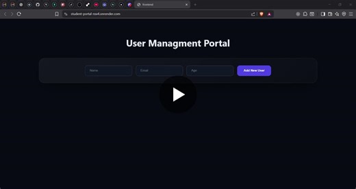Basic Student Management Portal (MERN Stack) A professional Full-Stack application designed to streamline student data management. This project features a Unified Deployment Architecture, serving… | Ankit Rathore