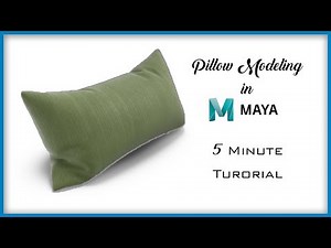 Pillow Modeling in Maya | for Beginners