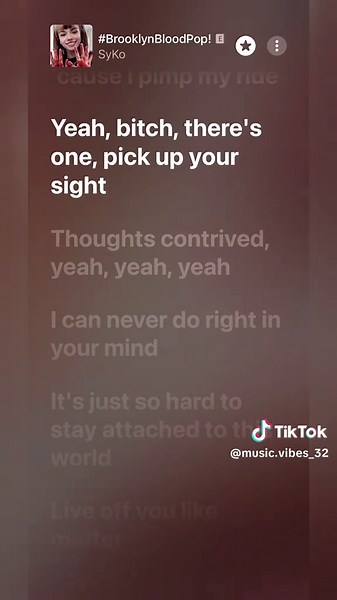 SyKo - Brooklyn Blood Pop Lyrics and Vibes