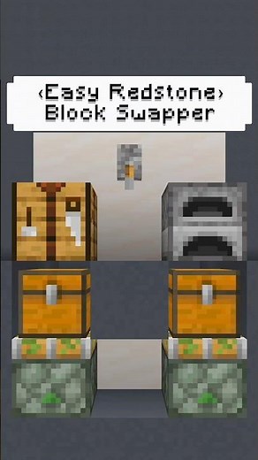 Minecraft Easy Redstone Ep1. Block Swapper Tutorial!